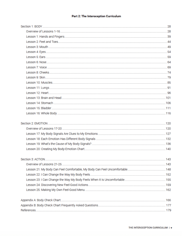 The Interoception Curriculum: A Step-by-Step Guide to Developing ...
