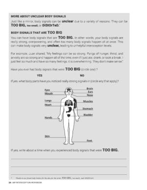 My Interoception Workbook: A Guide for Adolescents, Teens and Adults ...