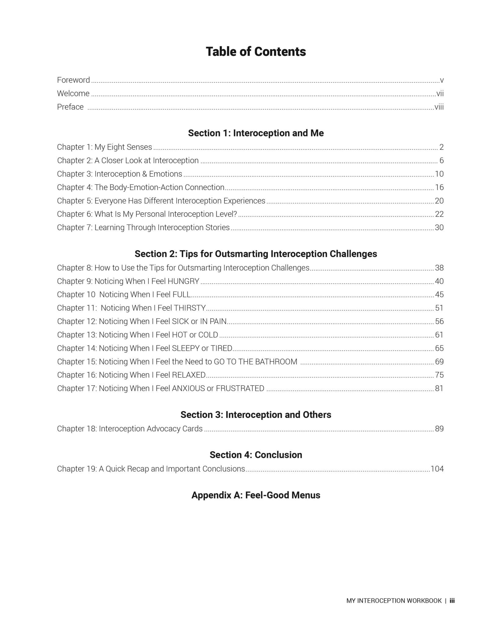 My Interoception Workbook: A Guide for Adolescents, Teens and Adults ...