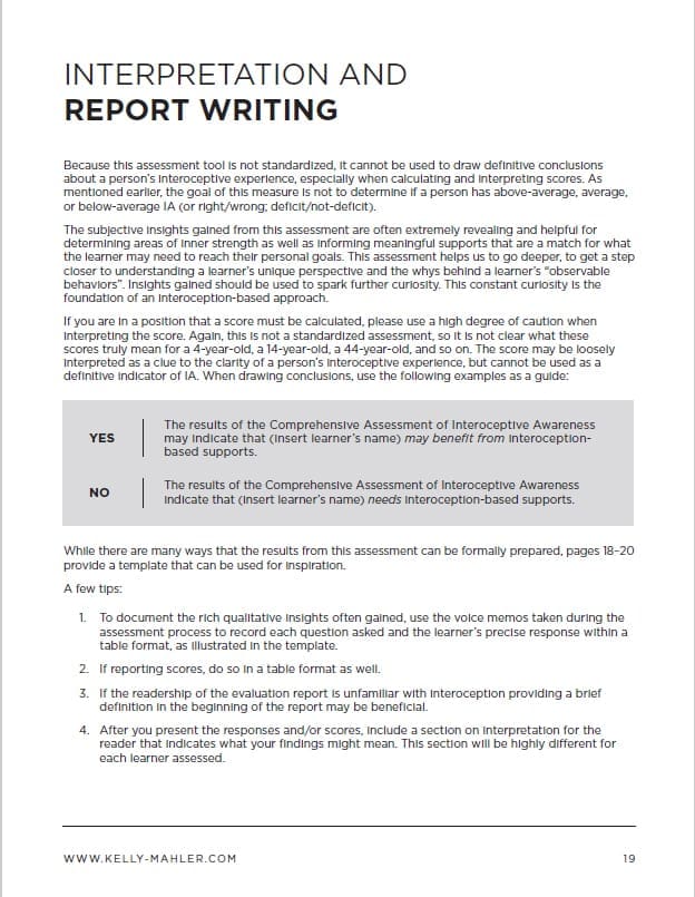 The Comprehensive Assessment of Interoceptive Awareness-3rd Edition ...